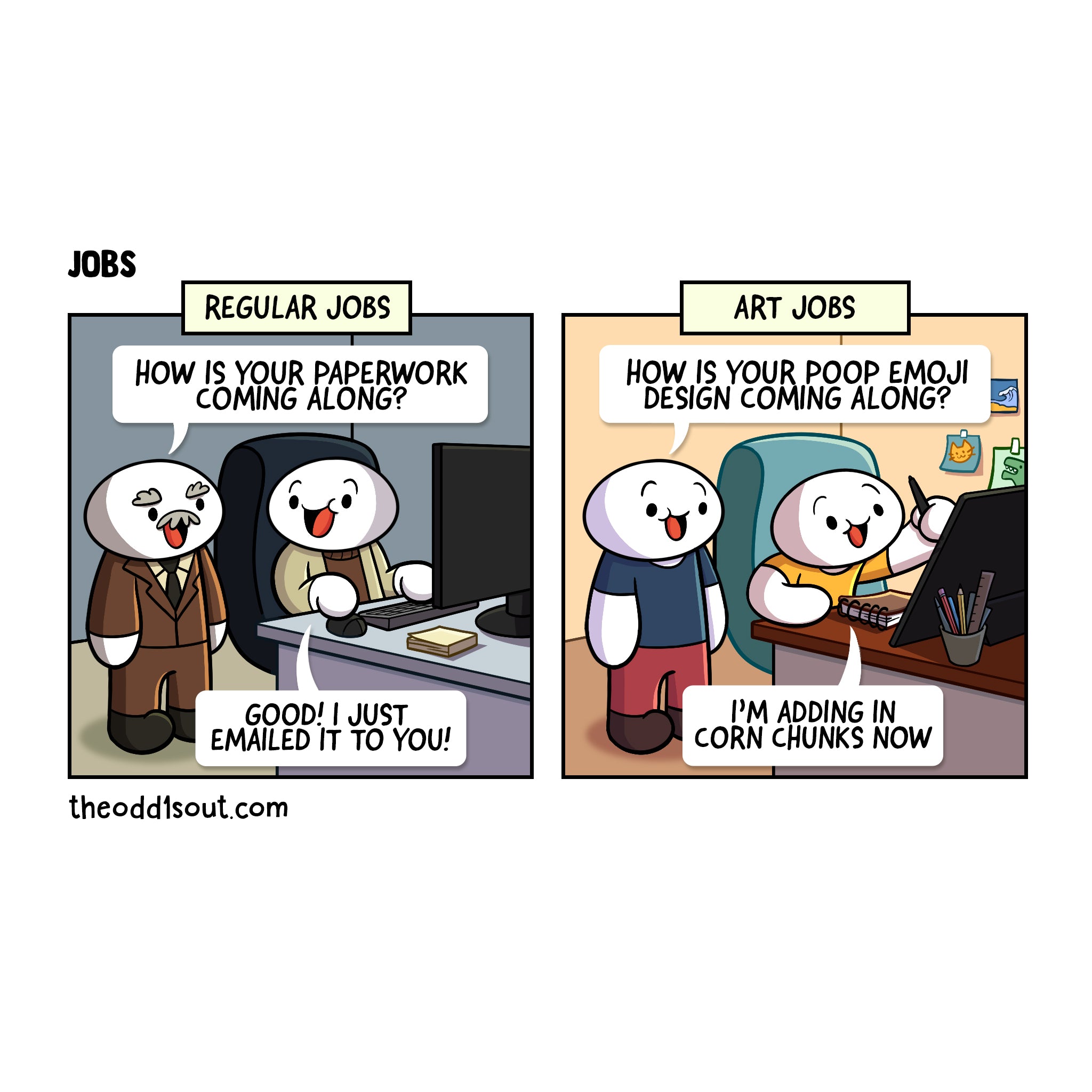 Jobs – The Odd 1s Out