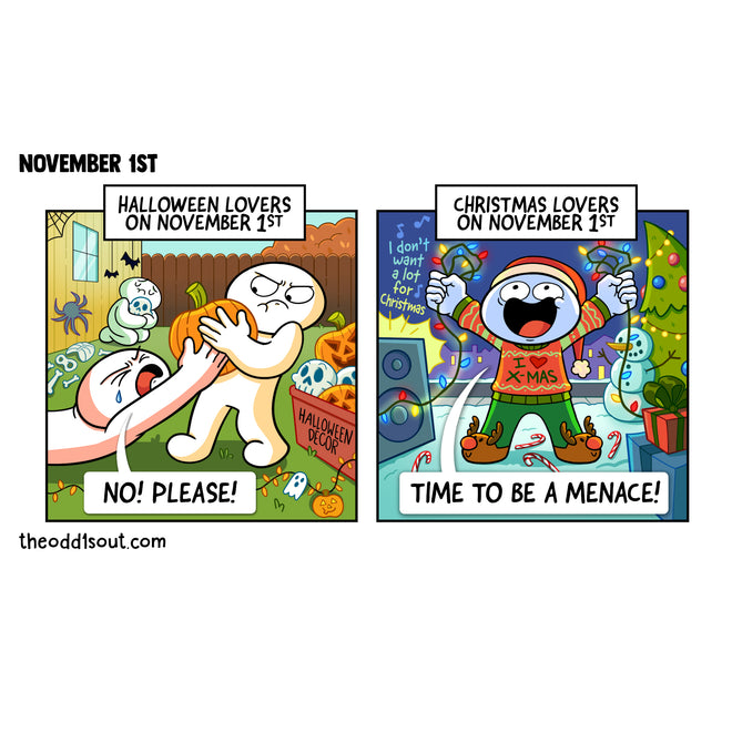 November 1st – The Odd 1s Out